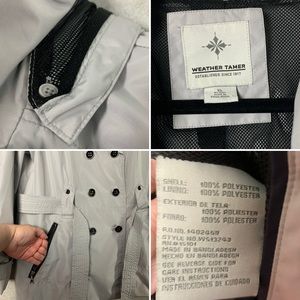 Weather Tamer | Jackets & Coats | Weather Tamer Pea Coat Style Rain ...